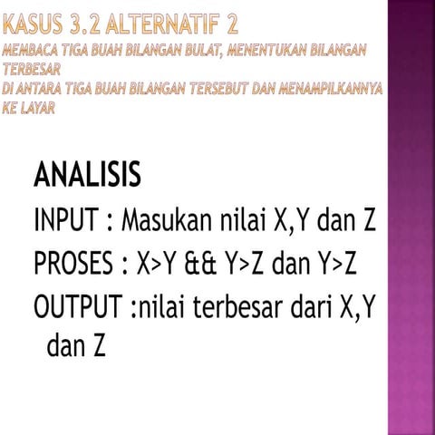 Tugas alpro 3.2 alternatif 2 | PPTX