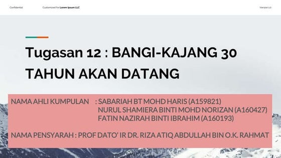Tugasan 12 | PPT