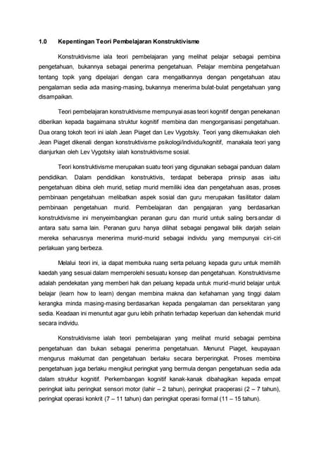 Contoh penulisan reflektif | PDF