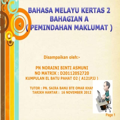 Tugasan 2 KRT 3013 | PPSX