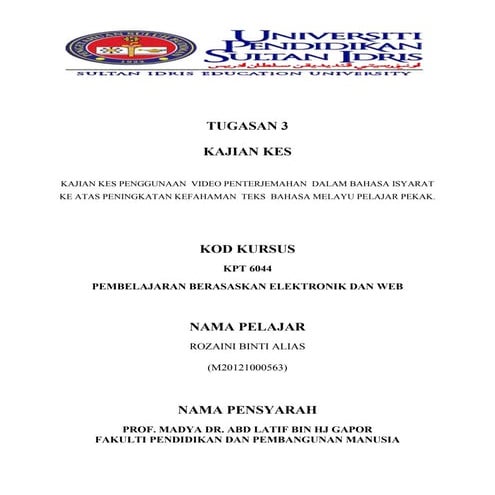 Tugasan 3 | DOCX