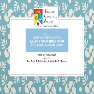 Tugasan 4 bandar mapan | PPTX