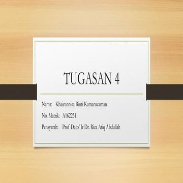 Tugasan 4 a162251 | PPT