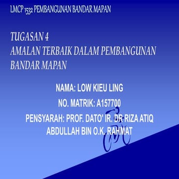 Tugasan 4 lmcp1532 a157700 | PPTX