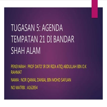 Tugasan 5 | PPT