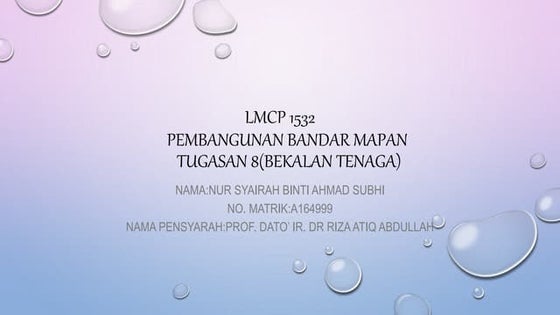 Tugasan 8 (a162833) | PPT