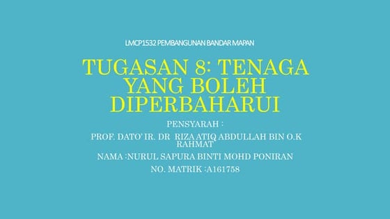 Tugasan 8 (a162833) | PPTX