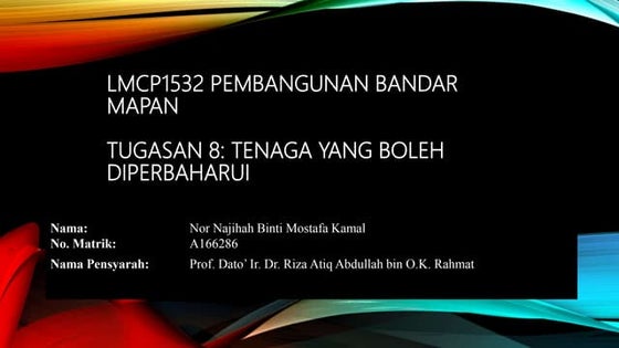 Tugasan 8 | PPT