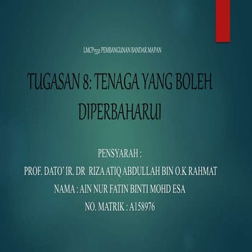 Tugasan 8 (tenaga) | PPT