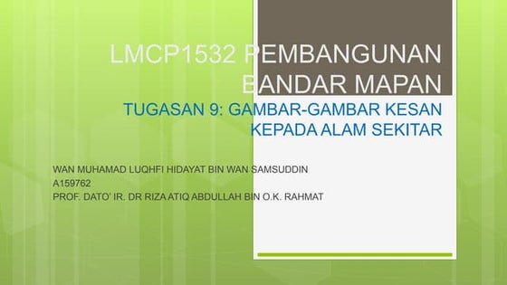 Tugasan 9 | PPT