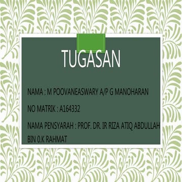 Tugasan kajang | PPTX