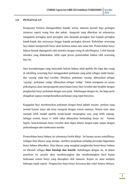 Makalah Fonologi Fonetik dan Fonemik | DOCX