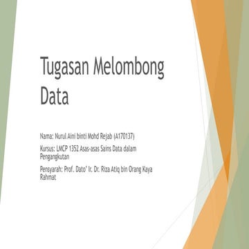 Tugasan Melombong Data | PPT