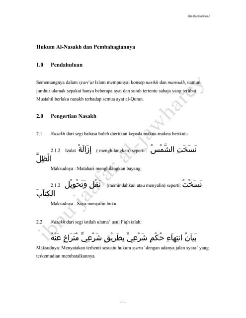 HUKUM LAFADZ MUTLAQ DAN MUQAYYAD | PPT