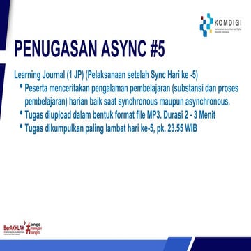 Tugas Async 5 pada latsar cpsn gel 1 tahun 2025 | PDF