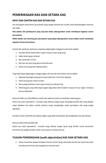 soal dan jawaban soal auditing | DOCX