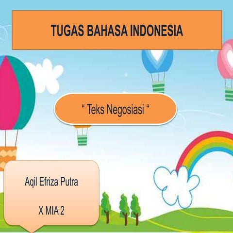 TUGAS BAHASA INDONESIA AQIL EFRIZA PUTRA ( X MIA 2 ).pptx