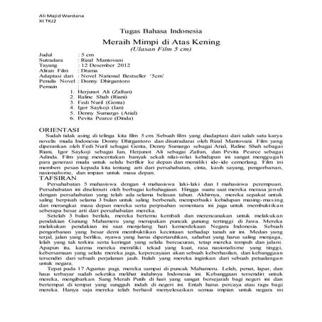 Tugas resensi novel (y)