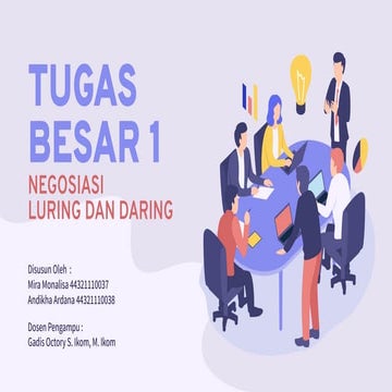 Negosiasi Luring dan Daring | PDF