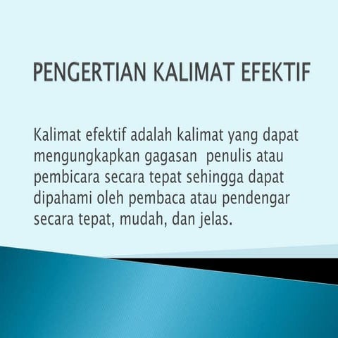 KALIMAT EFEKTIF | PPTX