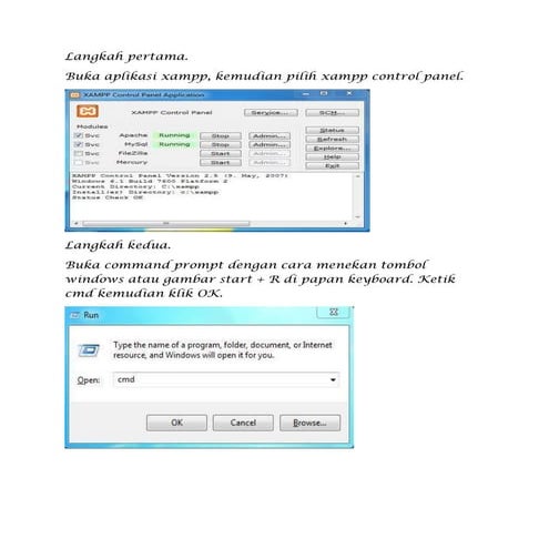 Cara membuat database | PDF