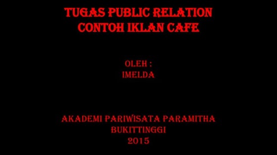 contoh Iklan cafe | PPT
