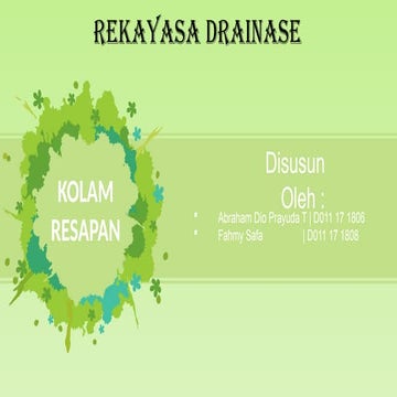 TUGAS DRAINASE - ABRAHAM DIO PRAYUDA TANDI - D011 17 1807.pptx