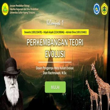 Perkembangan Teori Evolusi | PDF
