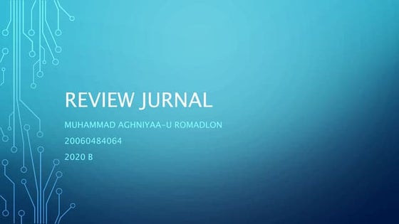 Ppt review jurnal | PPTX