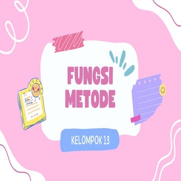 tugas fungsi metode laila alfi bermanfaat | PPT