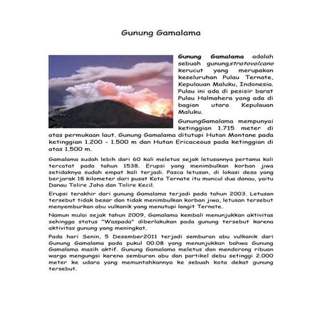 Gunung Meletus | DOCX