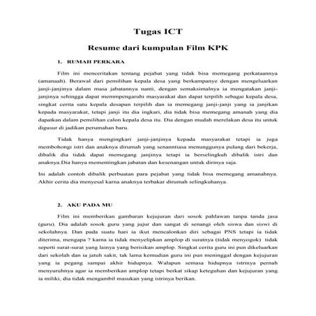 Tugas ict resume | DOCX