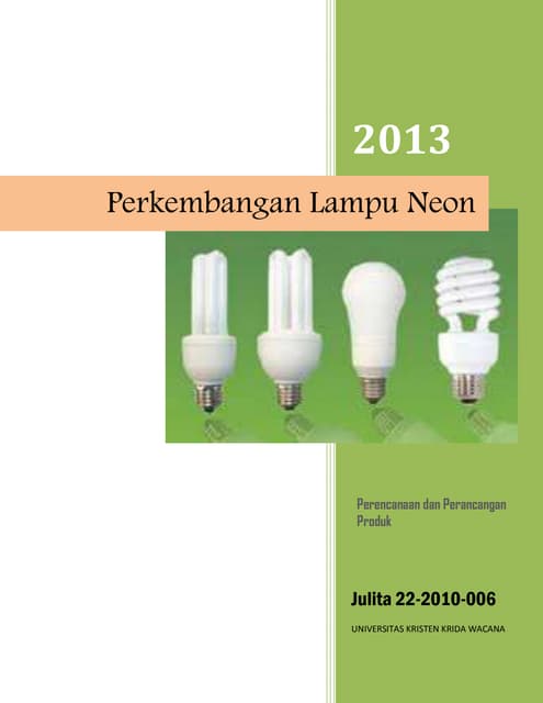 Jenis jenis lampu | PDF