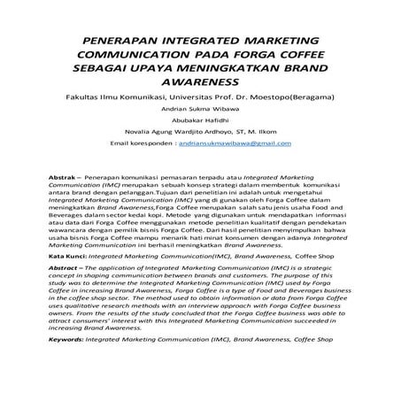 TUGAS IMC Forga Coffee.docx