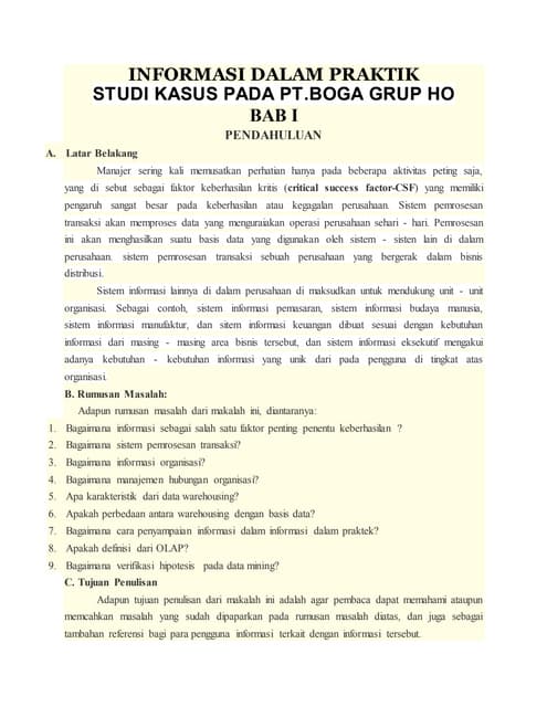 Informasi dalam praktik | PDF