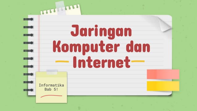 Jaringan Komputer & Internet | PDF