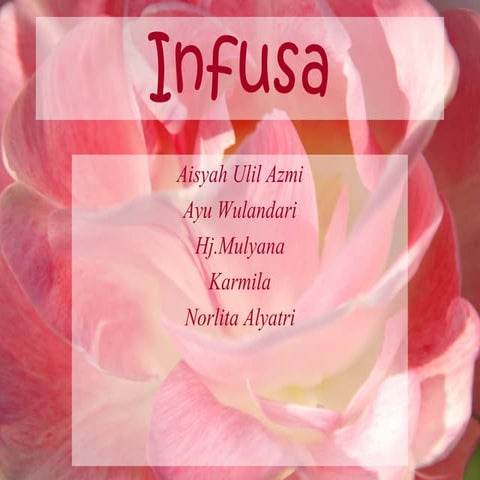 FARMAKOGNOSI Tugas infusa | PPTX