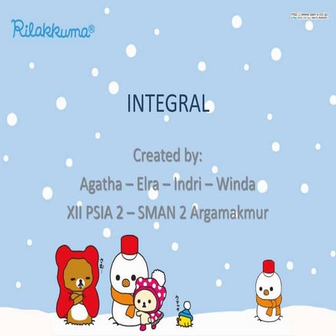 Integral (Soal dan Pembahasan) | PPTX
