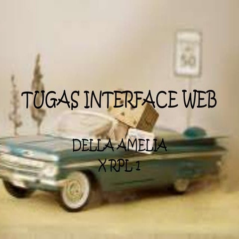 Tugas interface web | PPTX