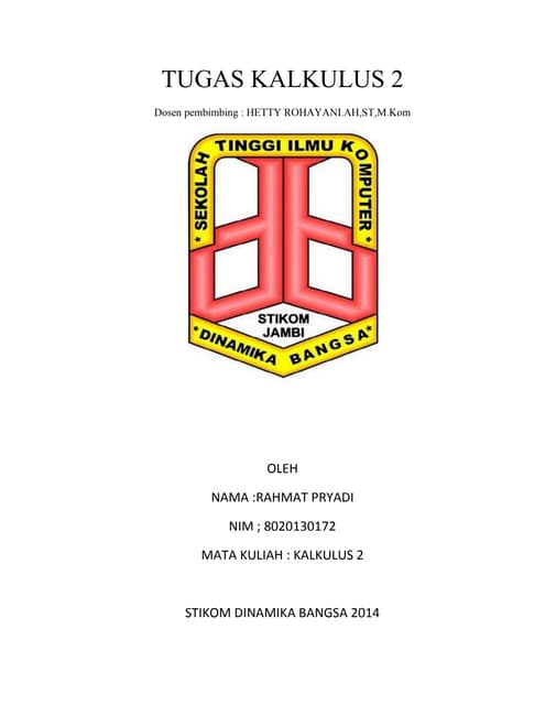 Kalkulus 2 integral | PPT