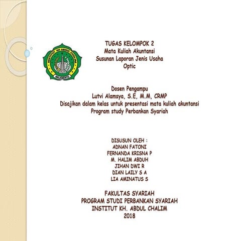 Tugas kelompok 2 | PPTX