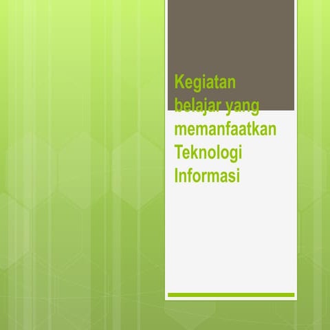 Tugas kelompok 2 Pemanfaatan TIK dalam Pembelajaran | PPT