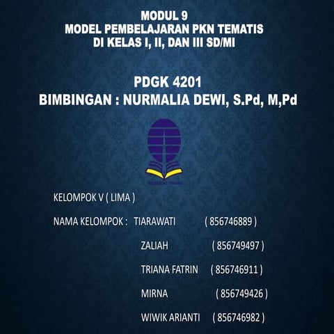 TUGAS KELOMPOK5 PEMBELAJARAN PKN di SD MODUL 9 KB 1 DAN KB 2.pptx