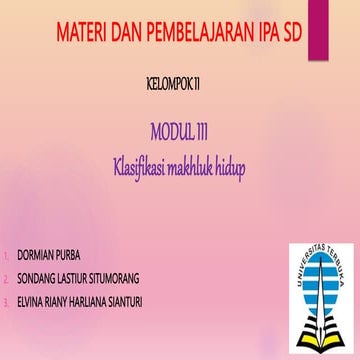 Tugas Kelompok II IPA SD.pptx