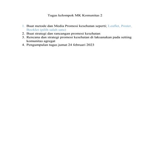 Tugas kelompok MK Komunitas 2 media promosi kes.docx