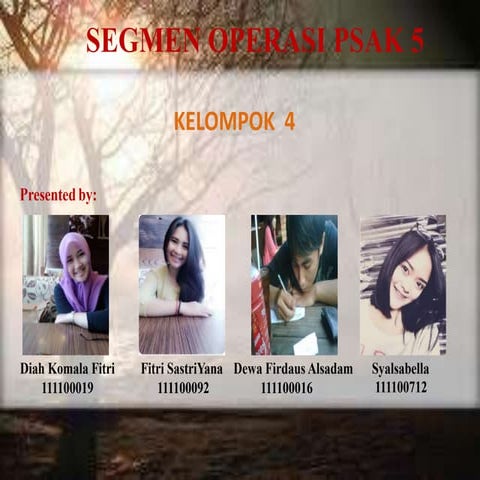 Tugas kelompok power point psak 5 | PPT