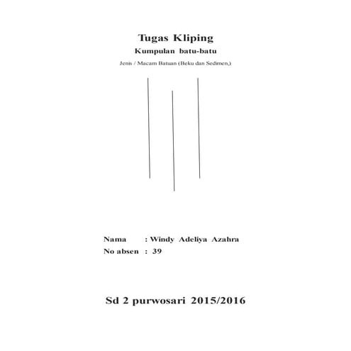Tugas kliping | DOCX