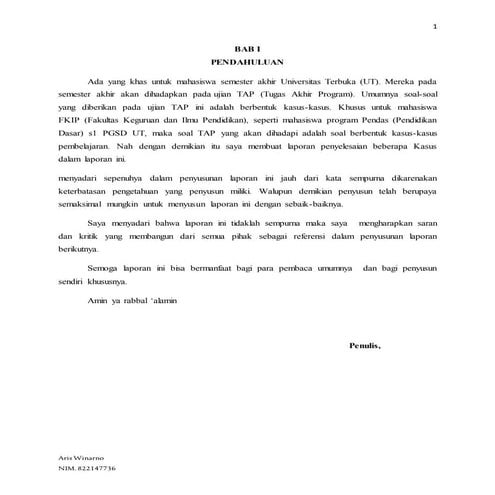 Tugas kuliah tap | PDF