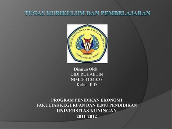Kurikulum & pembelajaran (ppt) | PPTX