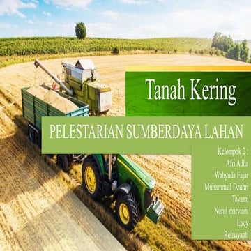 PELESTARIAN SUMBER DAYA LAHAN KERING | PPTX